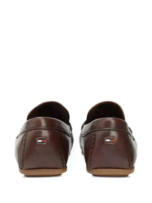 Tommy Hilfiger Leather Loafers With Hardware Detail