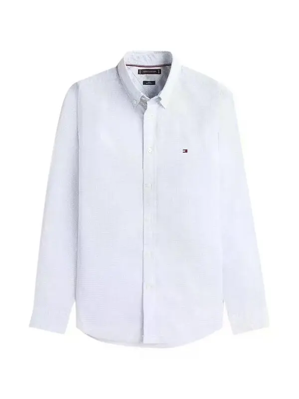 Tommy Hilfiger Logo-embroidered Shirt - Blue
