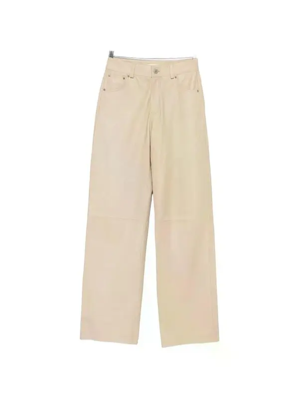 BY MALENE BIRGER Wide-leg Leather Trousers