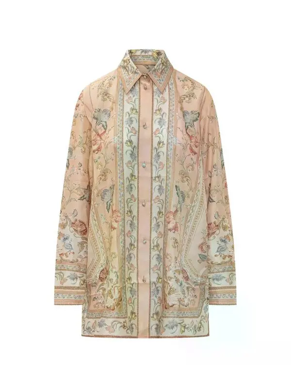 Zimmermann Roselight Paisley-print Shirt
