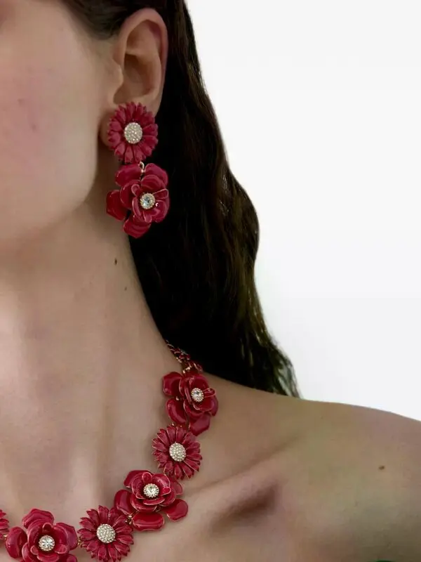 Carolina Herrera Flower-drop Earrings