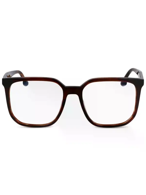 Victoria Beckham Square-frame Glasses - Brown