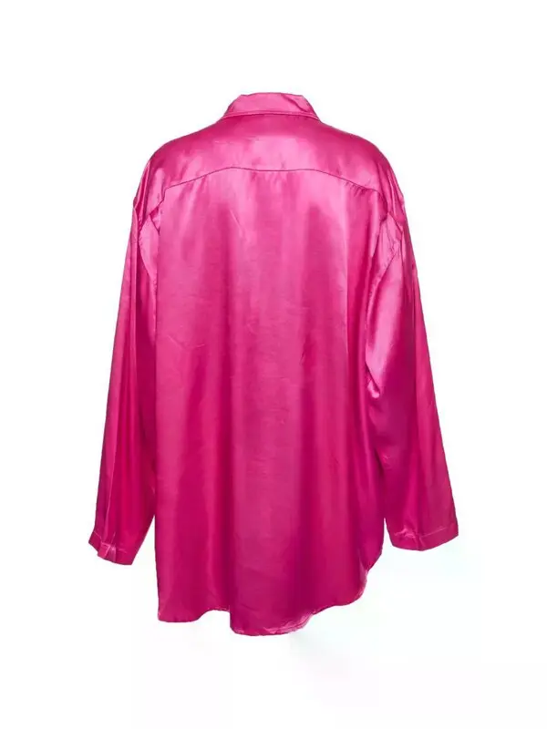 Balenciaga Button-front Shorts And Shirt Pajamas Set