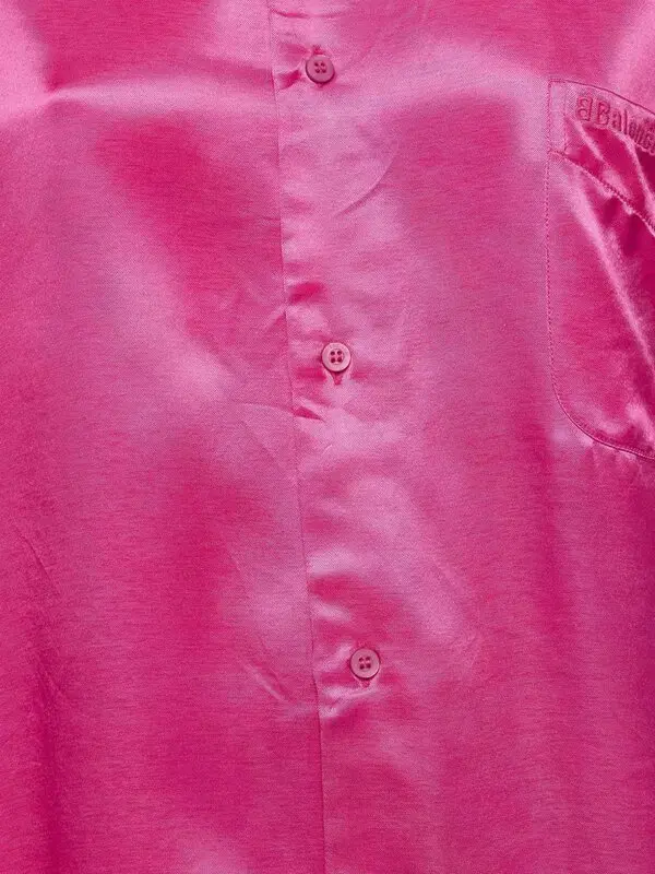 Balenciaga Button-front Shorts And Shirt Pajama Set