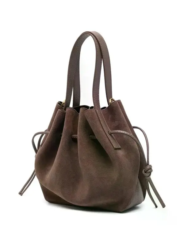 Yuzefi Mini Suede Tote Bag - Brown