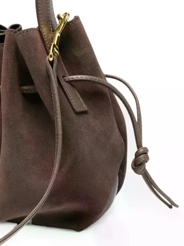 Yuzefi Mini Suede Tote Bag - Brown