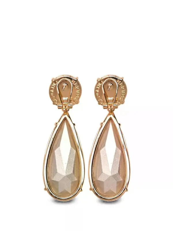 Carolina Herrera Crystal-embellished Drop Earrings