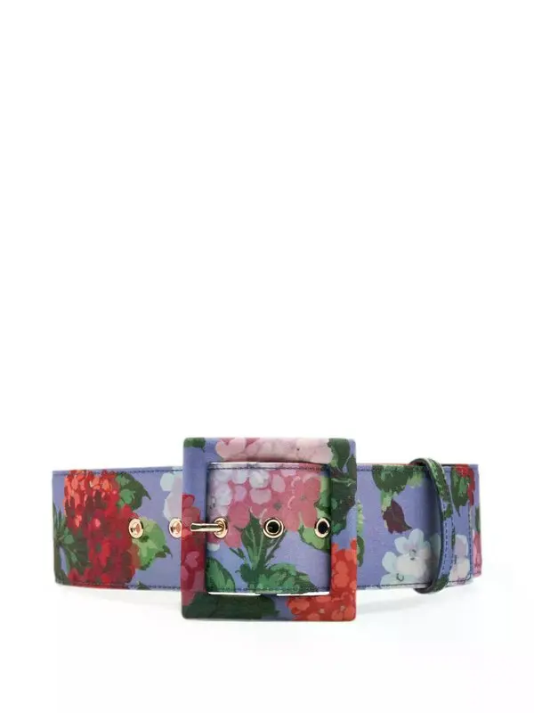 Carolina Herrera Icon Hydrangea-print Belt