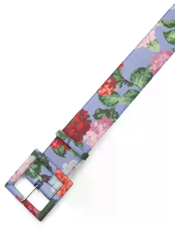 Carolina Herrera Icon Hydrangea-print Belt