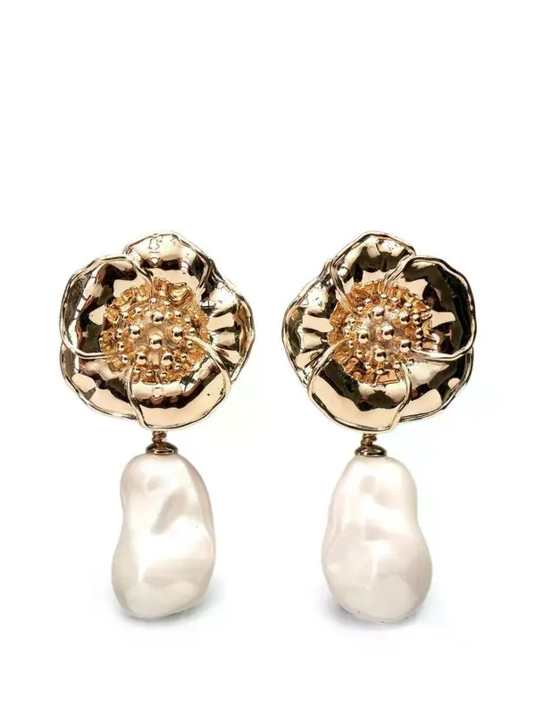 Carolina Herrera Flower-motif Earrings