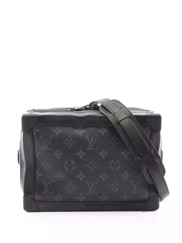 LOUIS VUITTON 2019 Soft Trunk Monogram Eclipse Messenger Bag