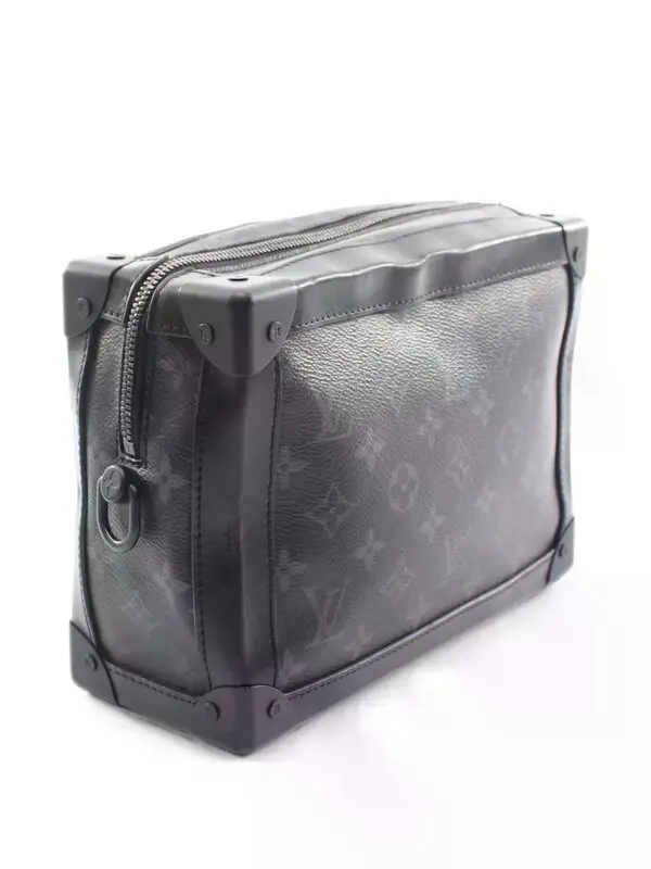 LOUIS VUITTON 2019 Soft Trunk Monogram Eclipse Messenger Bag