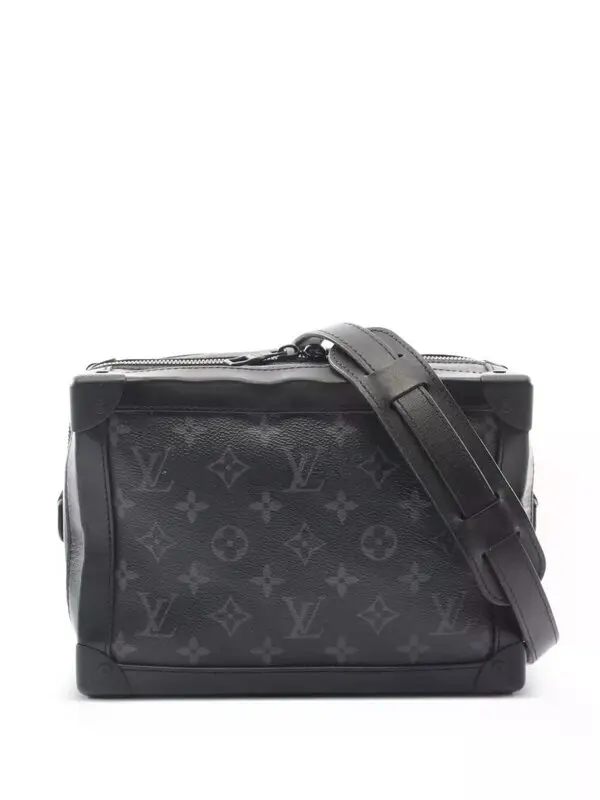 LOUIS VUITTON 2019 Soft Trunk Monogram Eclipse Messenger Bag