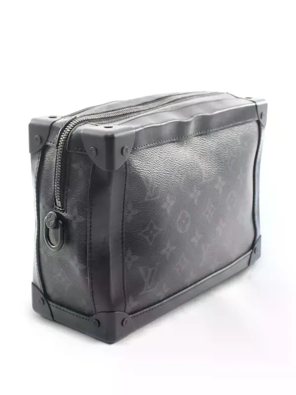 LOUIS VUITTON 2019 Soft Trunk Monogram Eclipse Messenger Bag