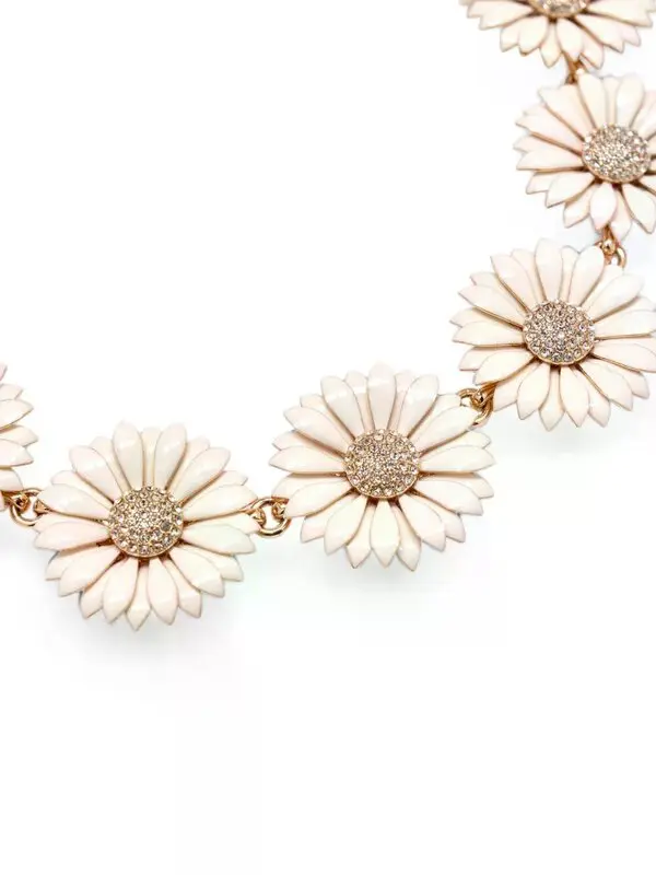 Carolina Herrera Crystal-embellished Cable-link Necklace