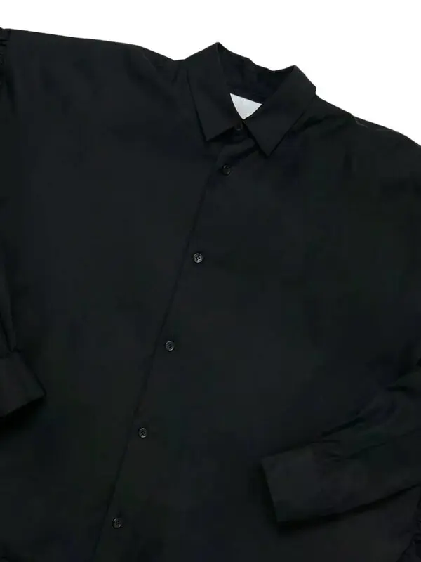 Noir Kei Ninomiya Ruffled Cotton Shirt