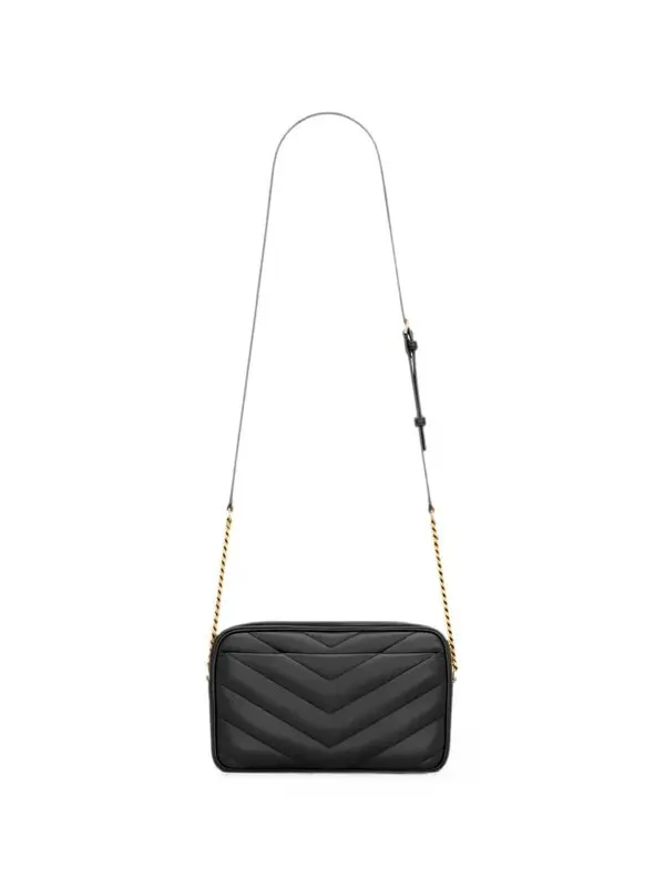 Saint Laurent Loulou Quilted-design Leather Crossbody Bag - Black