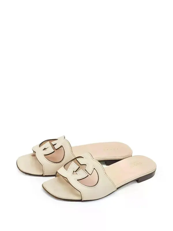 Gucci Interlocking Gg Cut-out Slides
