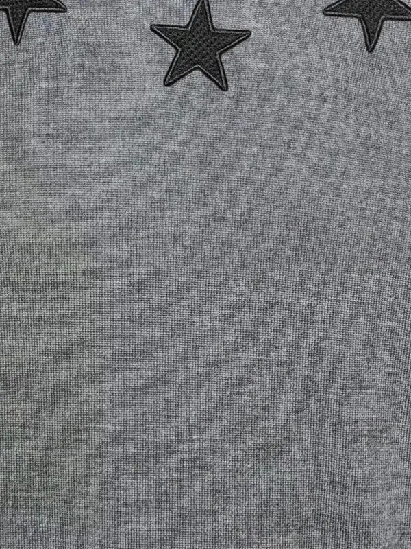 Givenchy Crew-neck Star-appliqué Sweater