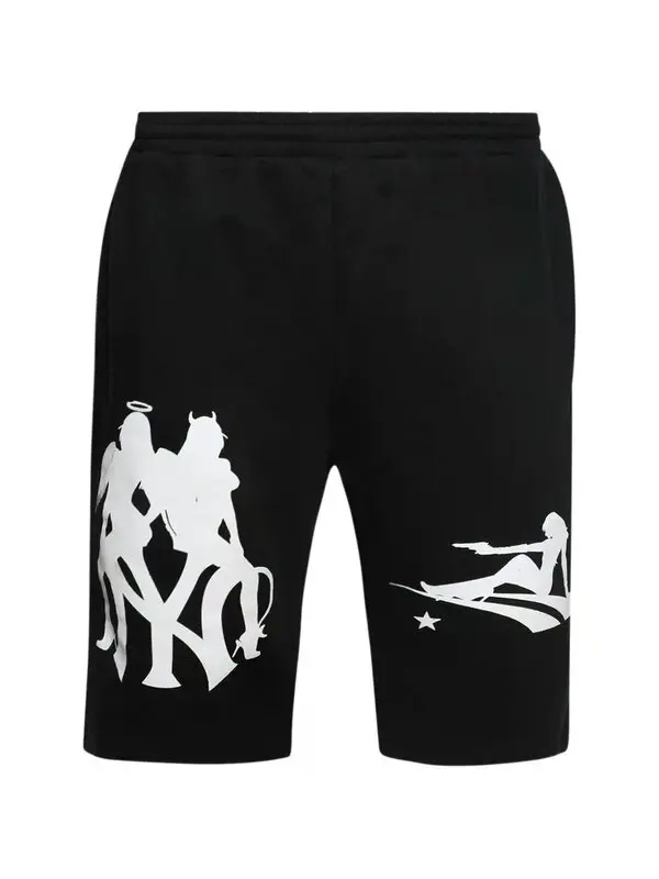LA MASKARADE Graphic Print Shorts