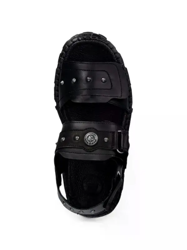 NEW ROCK Stud-embellished Platform Sandals