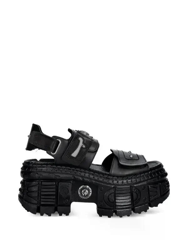 NEW ROCK Stud-embellished Platform Sandals