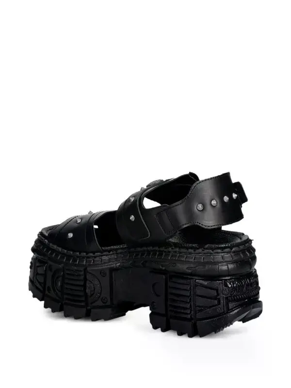 NEW ROCK Stud-embellished Platform Sandals