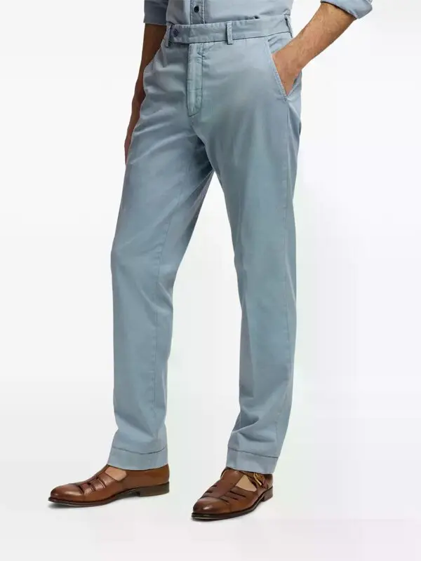 Ralph Lauren Purple Label Garment-dyed Stretch-chino Trousers