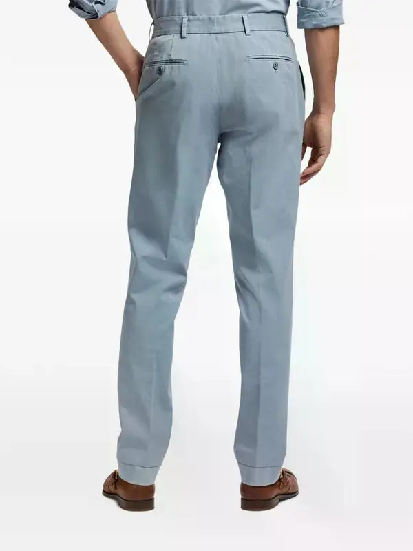 Ralph Lauren Purple Label Garment-dyed Stretch-chino Trousers