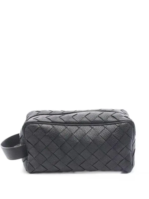Bottega Veneta 2010s Intrecciato Leather Wash Bag