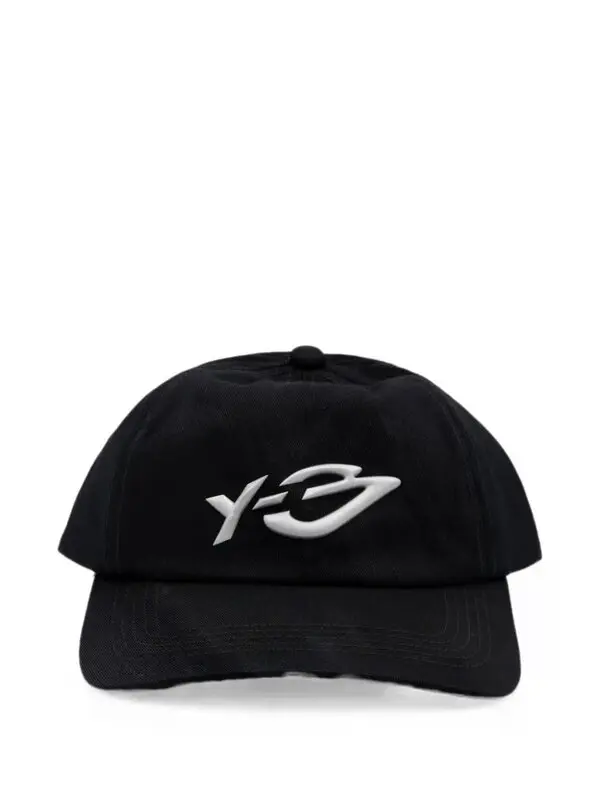 Y3 Logo-embroidered Baseball Cap - Black