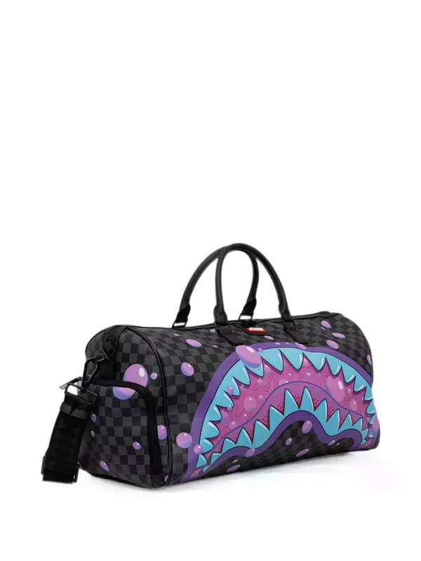 SPRAYGROUND Shark Mouth Check-print Holdall