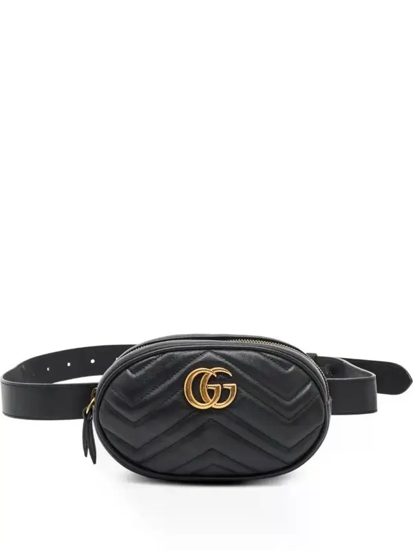 Gucci Mini Gg Marmont Matelassé Belt Bag