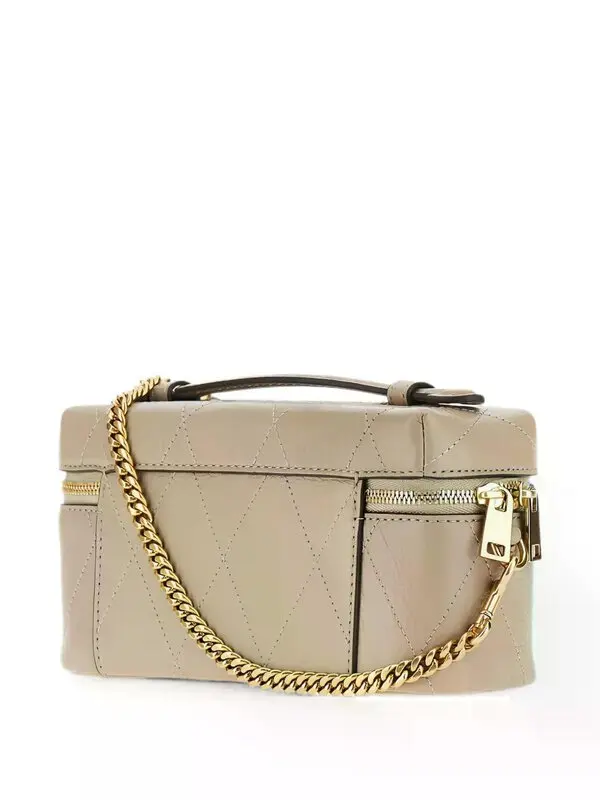 Tory Burch Charlie Quilted Leather Beauty Case
