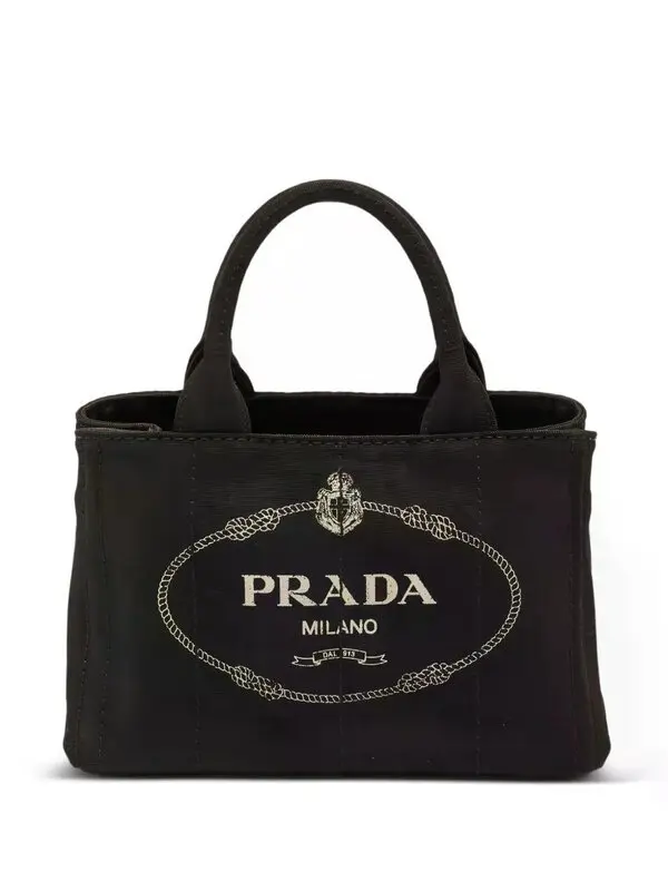 Prada Small Canapa Tote Bag