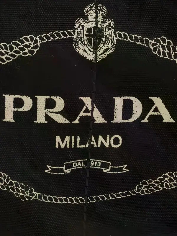 Prada Small Canapa Tote Bag
