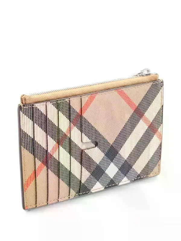Burberry Check Pattern Coin Purse