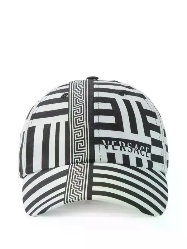 Versace Greca-print Baseball Cap