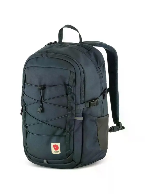 Fjallraven Bungee-cord Logo-patch Backpack - Blue