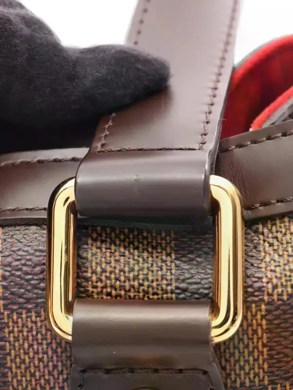 LOUIS VUITTON 2008 Hampstead Pm Damier Ebene Tote Bag