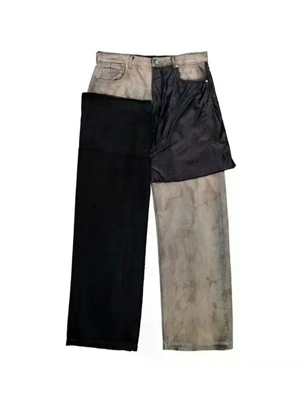 Rick Owens Geth Wide-leg Jeans - Black