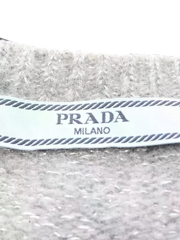 Prada 2010s Logo-detail Sweater