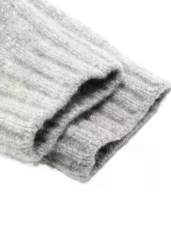 Prada Logo Detail Crew Neck Sweater