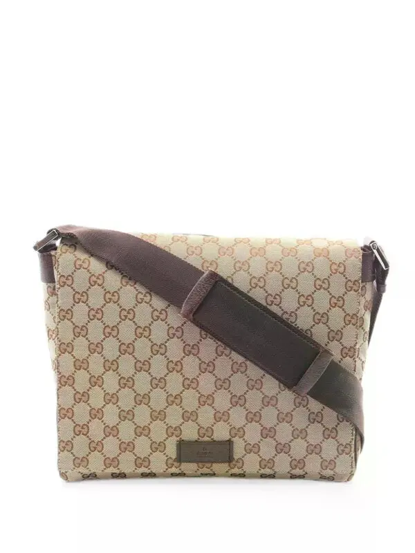 Gucci 2000s Gg Canvas Shoulder Bag