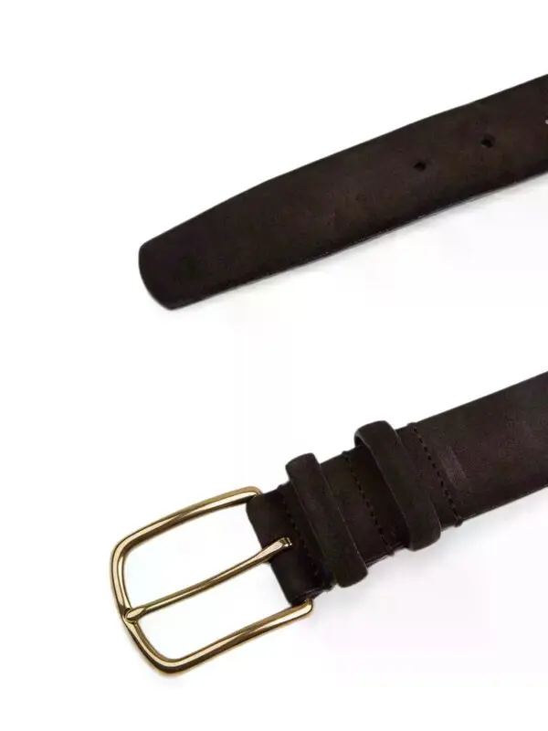 Officine Creative Calf Suede Buckle-fastening Belt