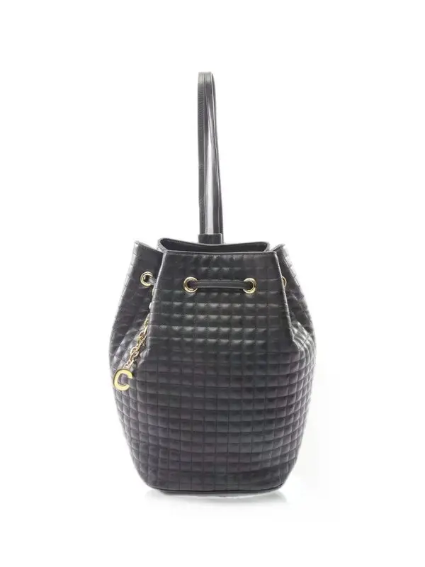 Celine 2010s Small C-charm Quilted Backpack