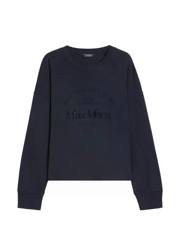 Max Mara Logo-embroidered Sweatshirt