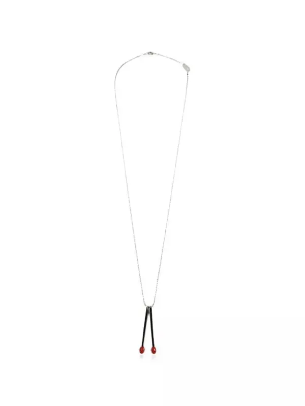 Dsquared2 Matchstick Pendant Ball-chain Necklace - Silver