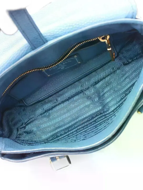 Prada 2000s Logo-detail Two-way Handbag