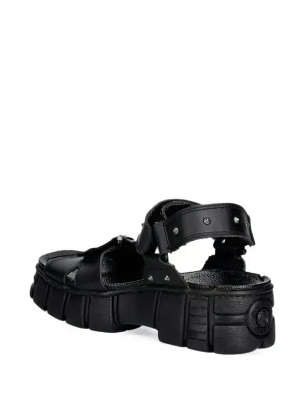 NEW ROCK Stud-embellished Chunky-sole Sandals